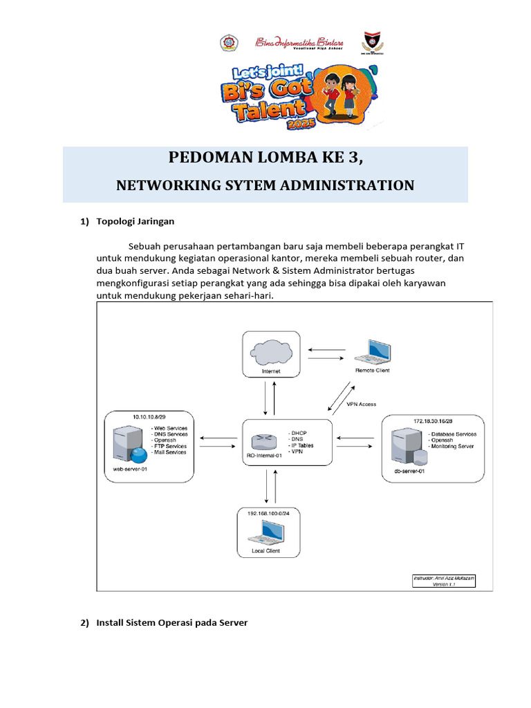 LOMBA KE - 2 Network Systems Administration | PDF