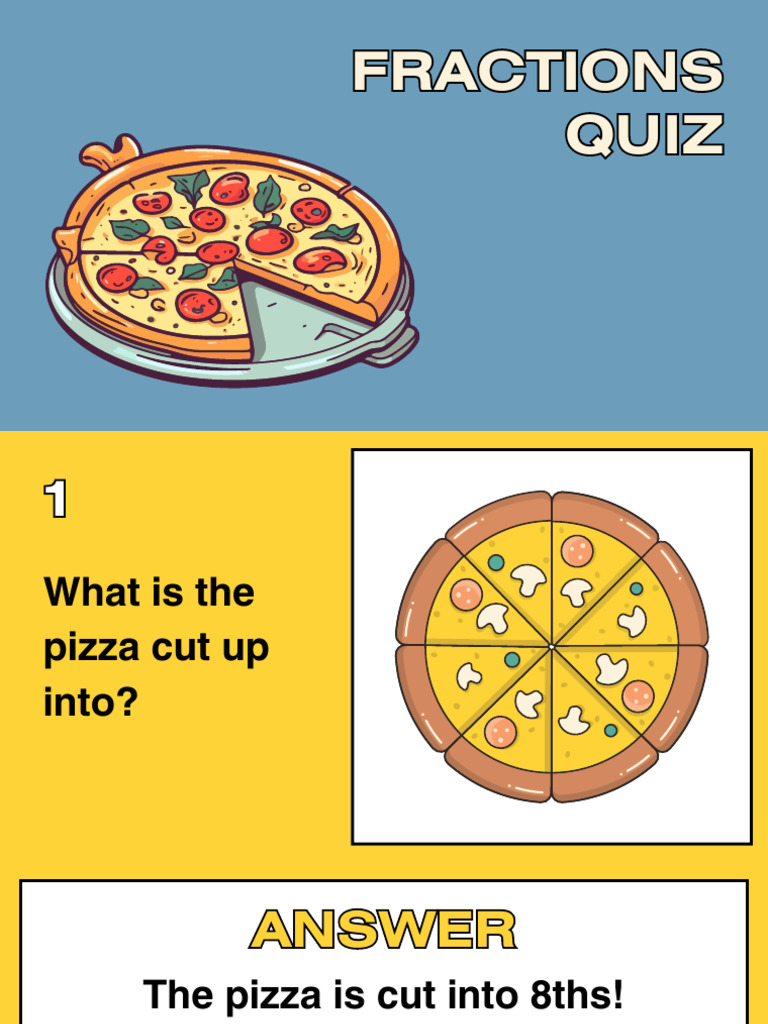 Fun Fractions Quiz for Kids | PDF