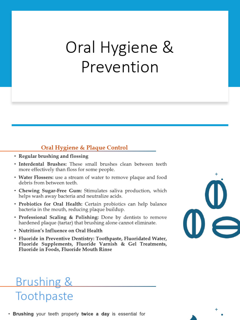 Essential Oral Hygiene Practices | PDF | Toothbrush | Oral Hygiene