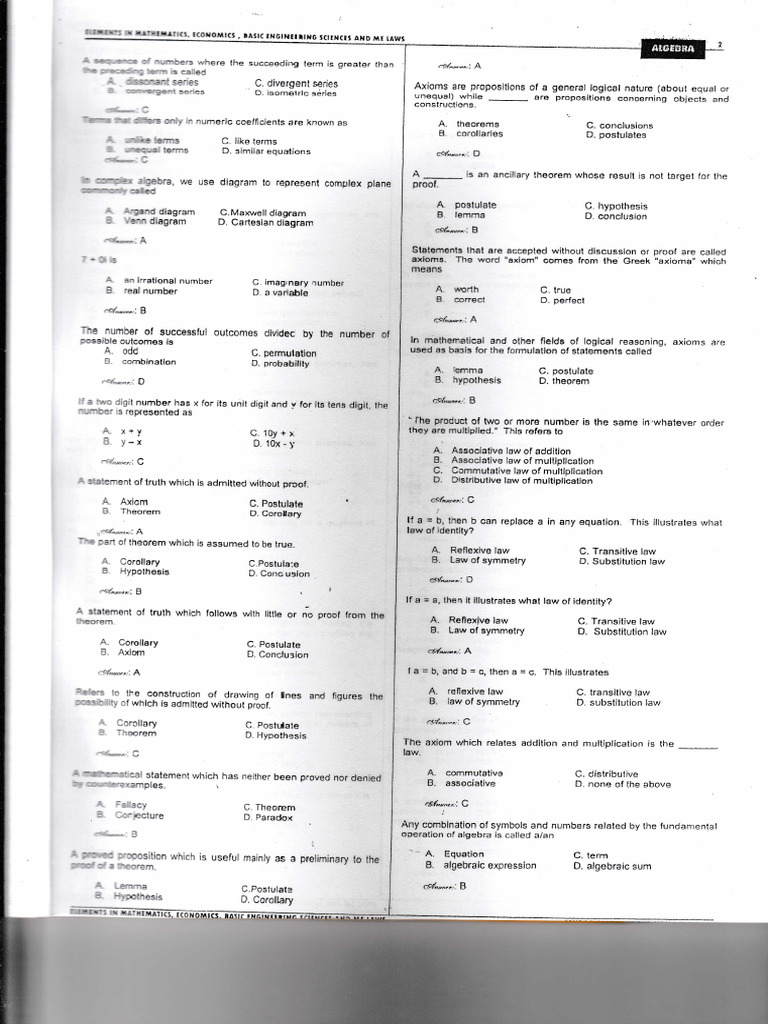 Yellow Book Mathematics Overview | PDF | Theorem | Axiom