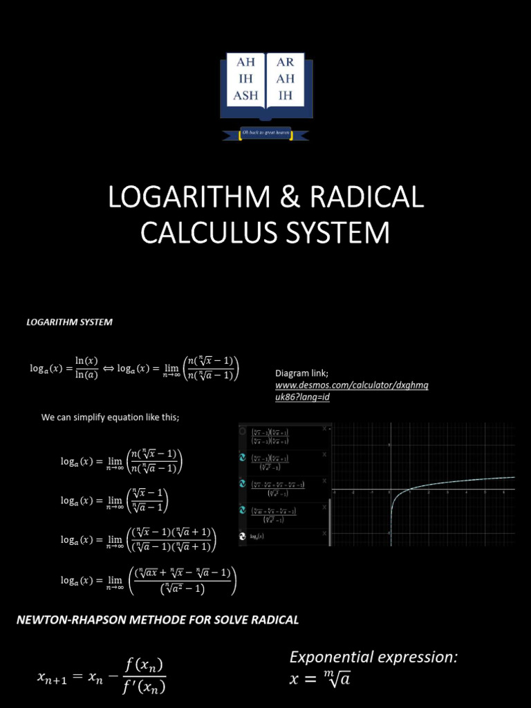 Logarithm & Radical Calculus System | PDF | Logarithm | Arithmetic