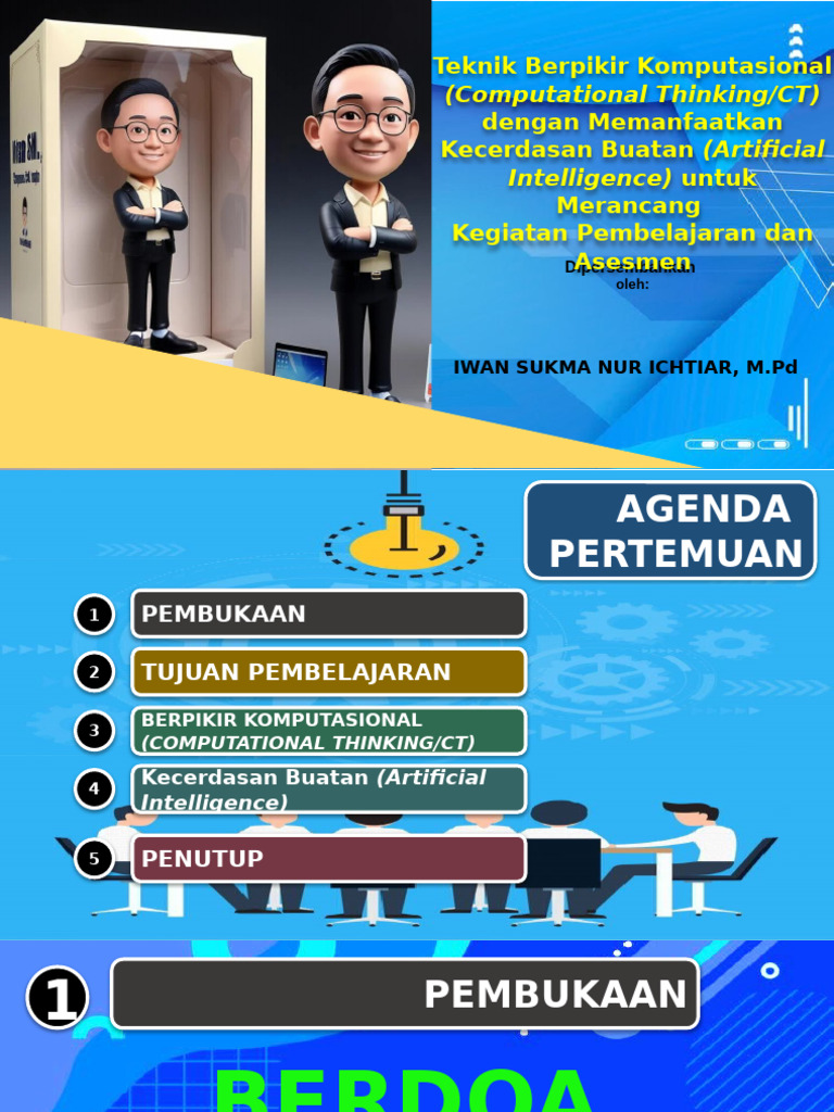 Computational Thinking Dan Artificial Intelligence Untuk Kegiatan Pembelajaran | PDF
