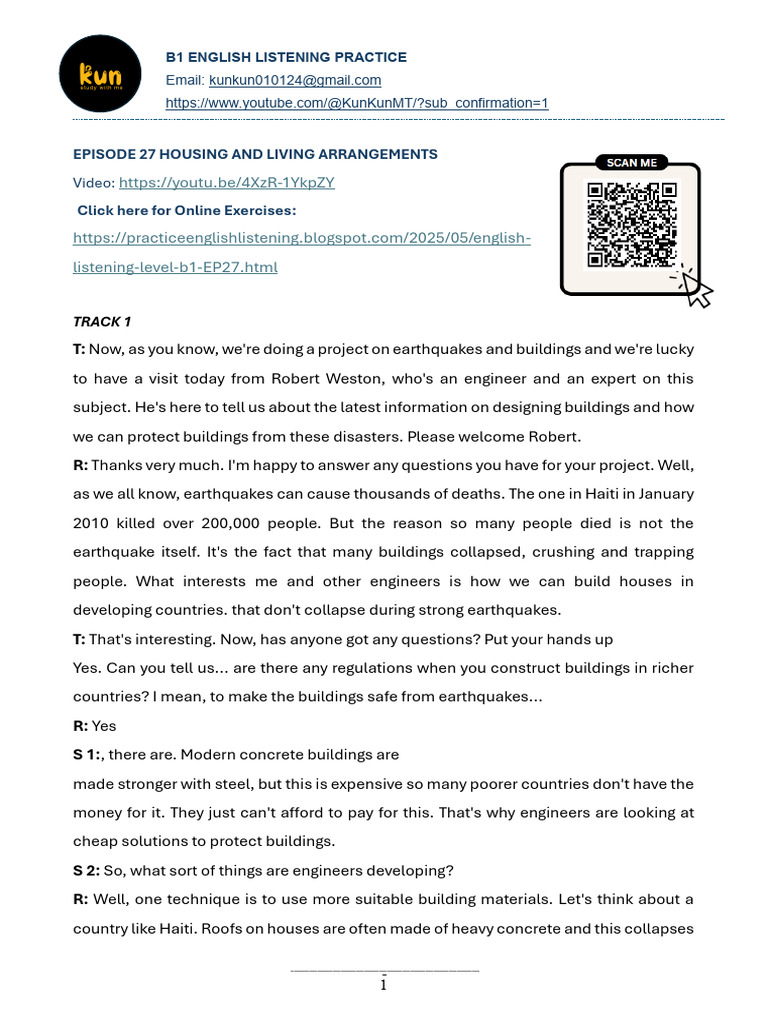 Ep27 Housing and Living Arra | PDF