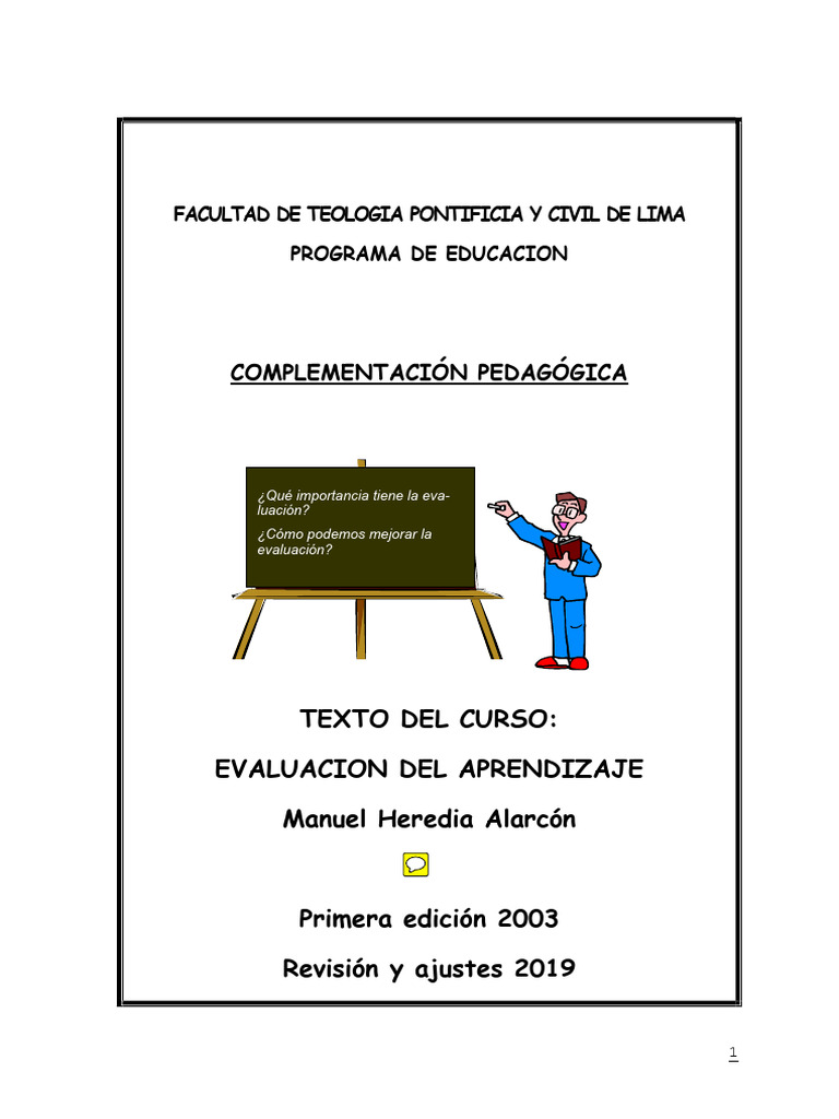 Evaluación del aprendizaje M. Heredia-40-50 (2) (1) | PDF | Evaluación | Metodología
