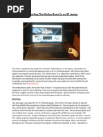 How To Fix Bios ME Region Problem | PDF | Bios | Laptop