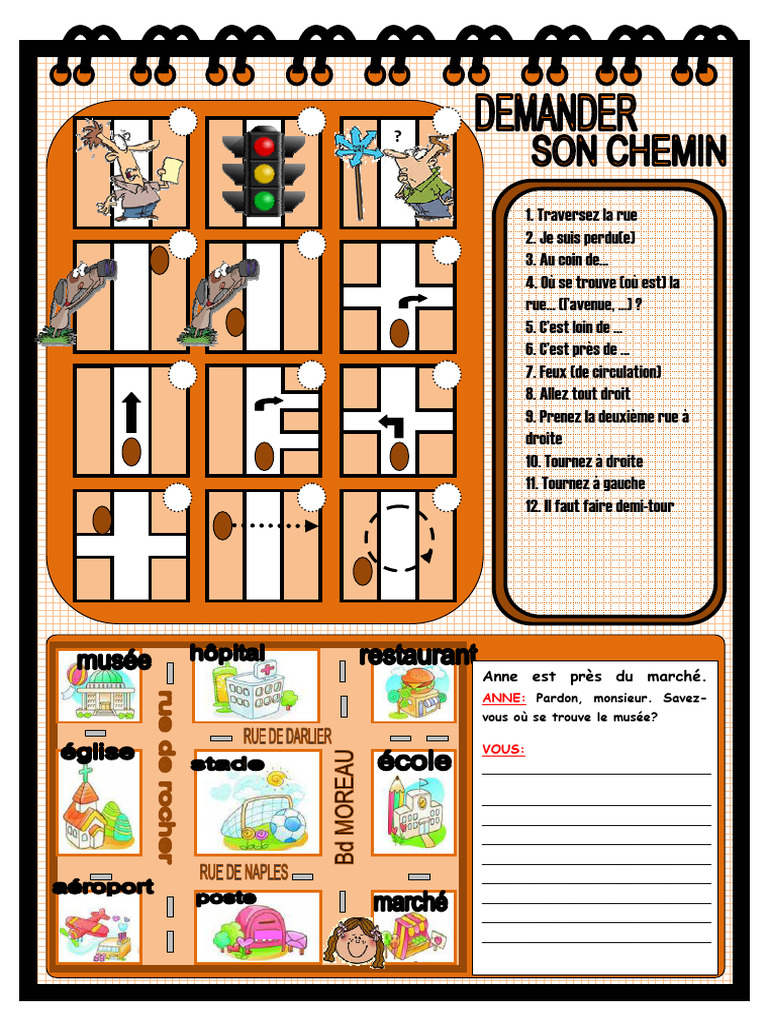 Demander son chemin en français | PDF