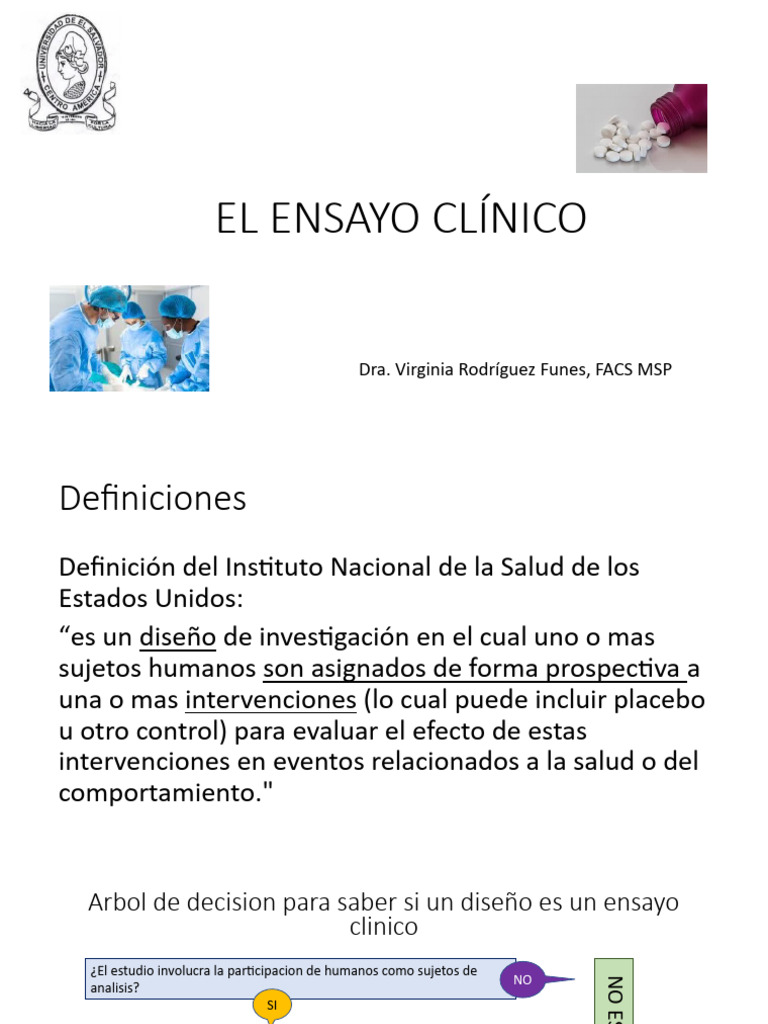 Clase de Ensayo Clinico | PDF | Ensayo clínico | Medicina CLINICA