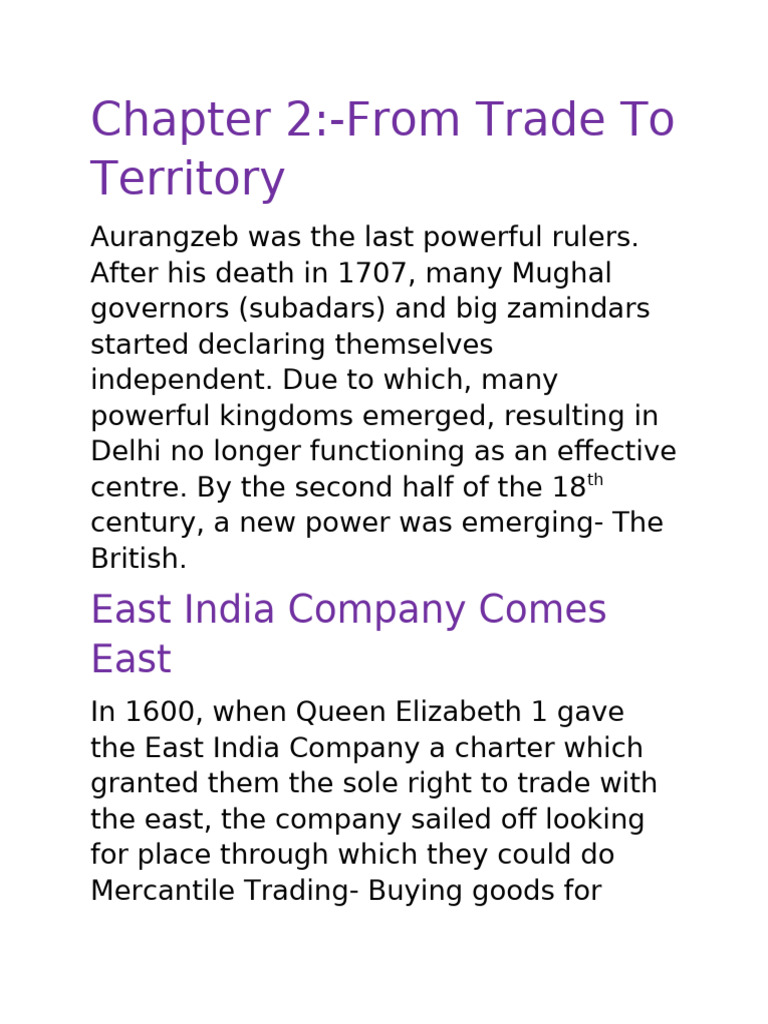 Chapter 2 (History) | PDF