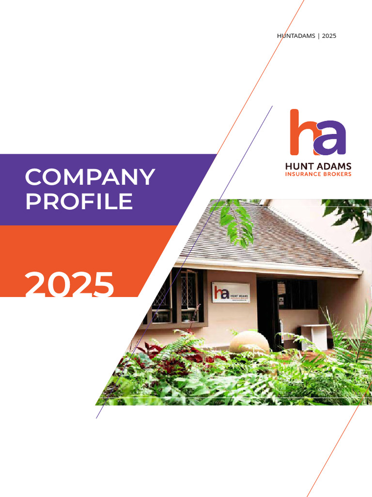 Hunt Adams Company Profile 2025 Web | PDF | Insurance | Insurance Broker