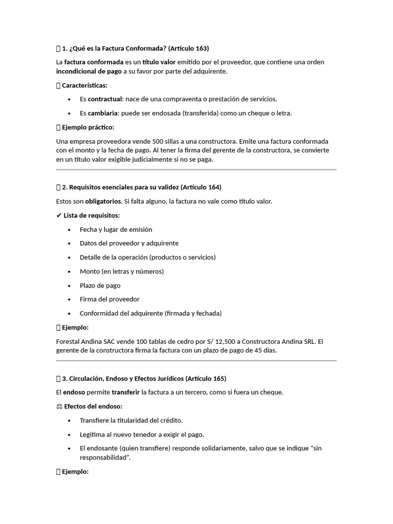 Factura Conformada: Guía Completa SEO | PDF | Cheque | Factura