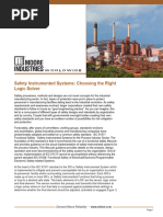 Voting Logic in Safety Instrumented System | PDF | Reliability ...