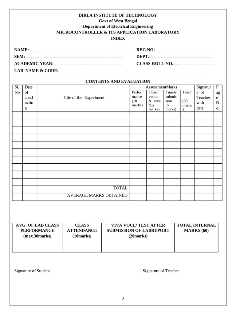 Microcontroller & Its Application | PDF