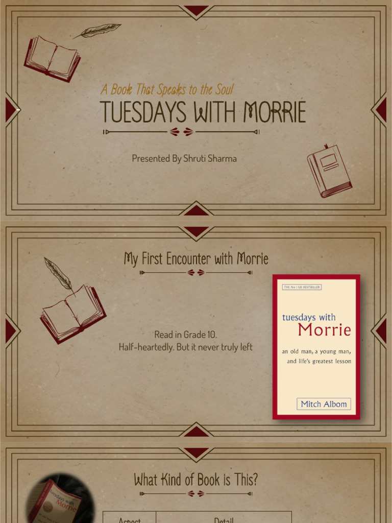 Tuesdays With Morrie | PDF