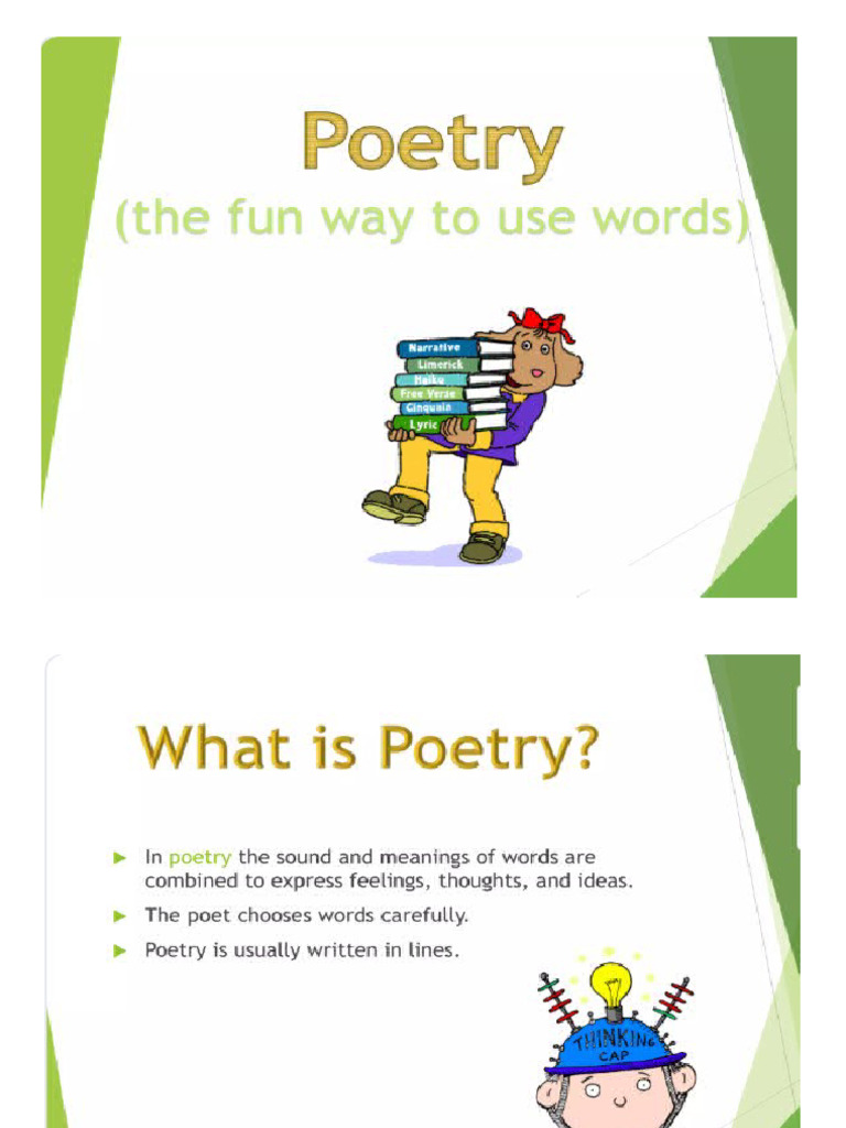 Poetry Presentation | PDF