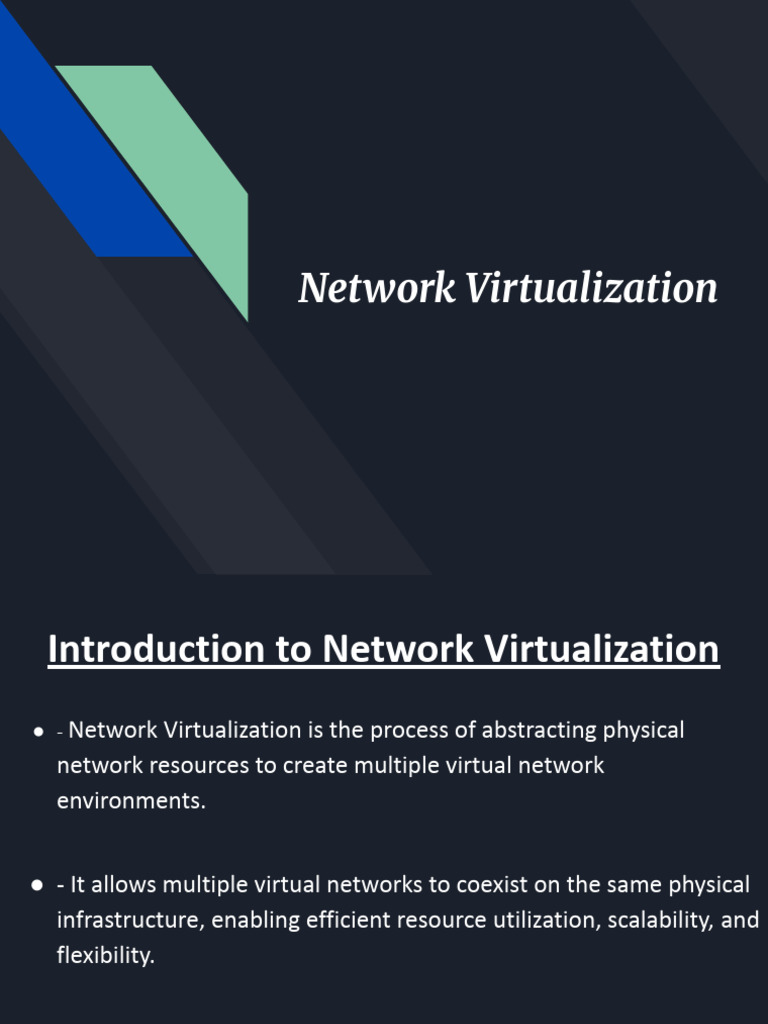 Elaborate Network Virtualization | PDF | Computer Network | Information Technology