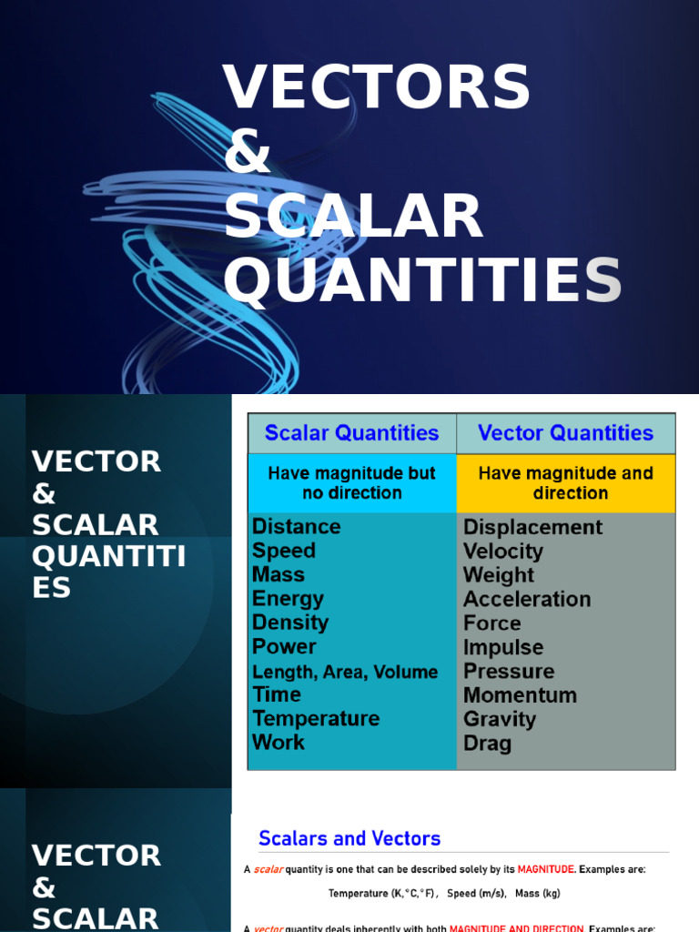 Vectors | PDF