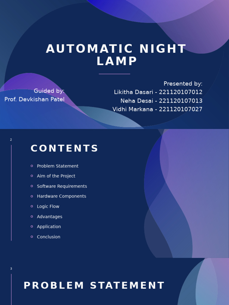 Automatic Night Lamp | PDF | Raspberry Pi | Computer Science