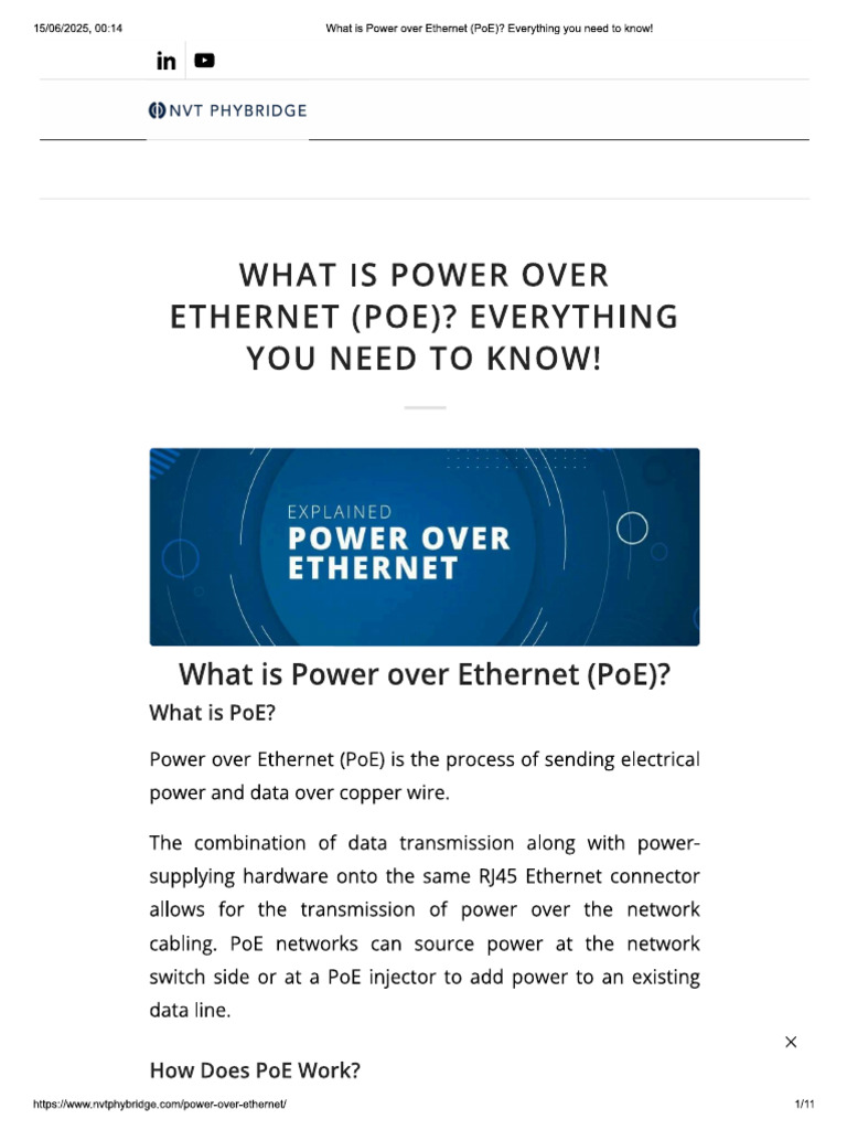 PoE One | PDF