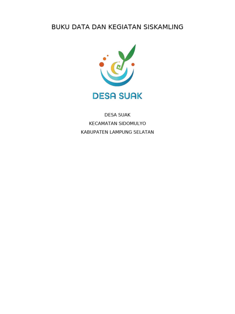 Cover Buku Desa | PDF