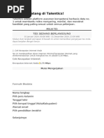 Tes Kepribadian Talentics V.3 | PDF