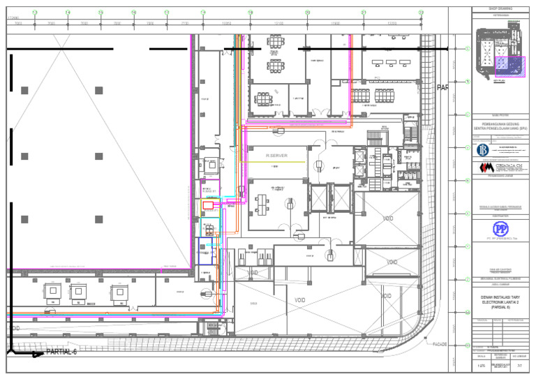 PP - G - 524008 - Mep - Ee - TR - 1802. F - Denah Instalasi Tray ...