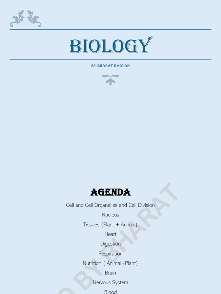 Biology Class Notes PDF | PDF | Digestion | Respiratory System