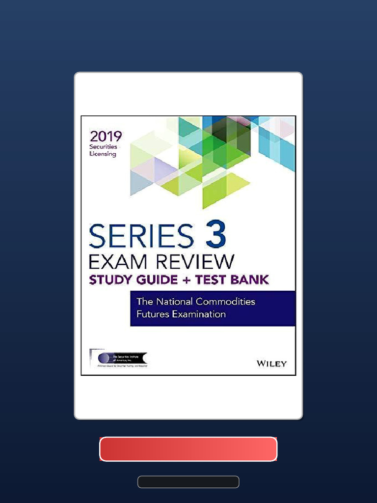 Wiley Series 3 Securities Licensing Exam Review 2019 The National ...