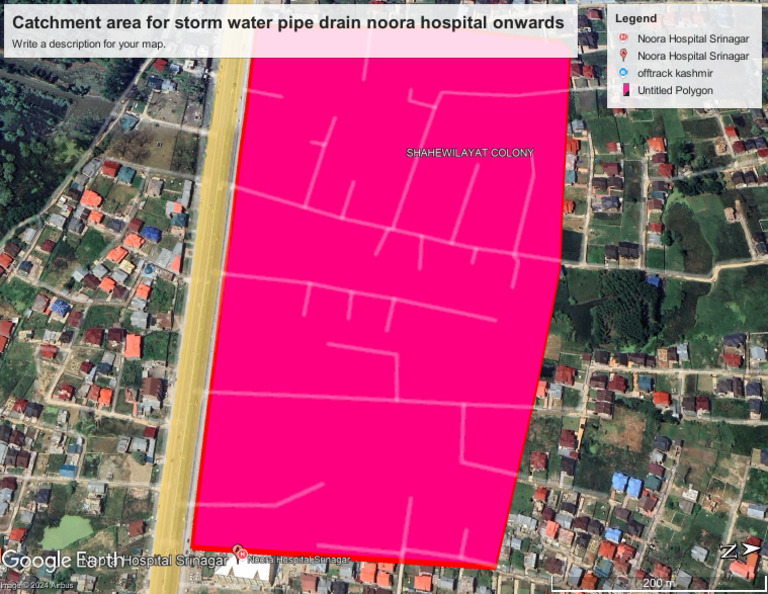 Catchment Area For Storm Water Pipe Drain Noora Hospital Onwards | PDF