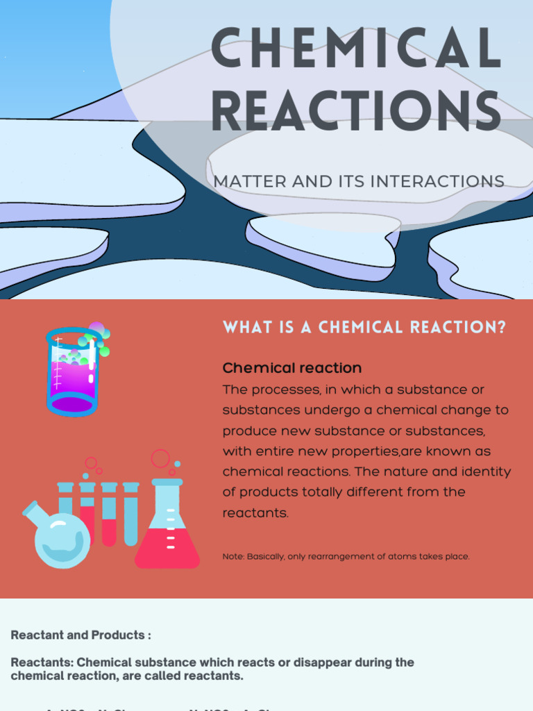 Understanding Chemical Reactions and Types | PDF | Redox | Chemical ...