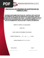 Protocolos de Pruebas Fat y Sat | PDF | Calidad (comercial ...