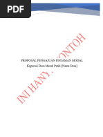 Proposal Usaha Gerai Sembako KDMP | PDF