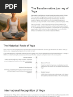 Yoga Presentation | PDF | Hatha Yoga | Yoga