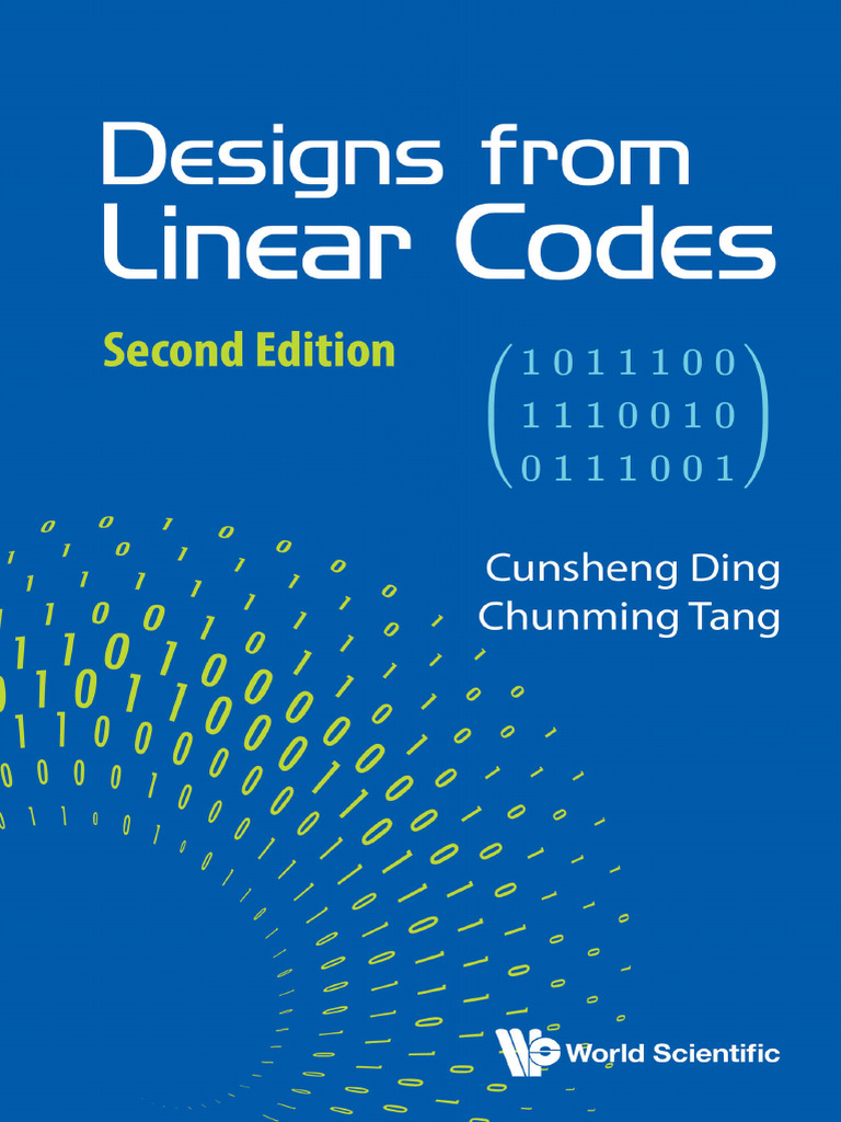 Designs From Linear Codes | PDF | Field (Mathematics) | Mathematics