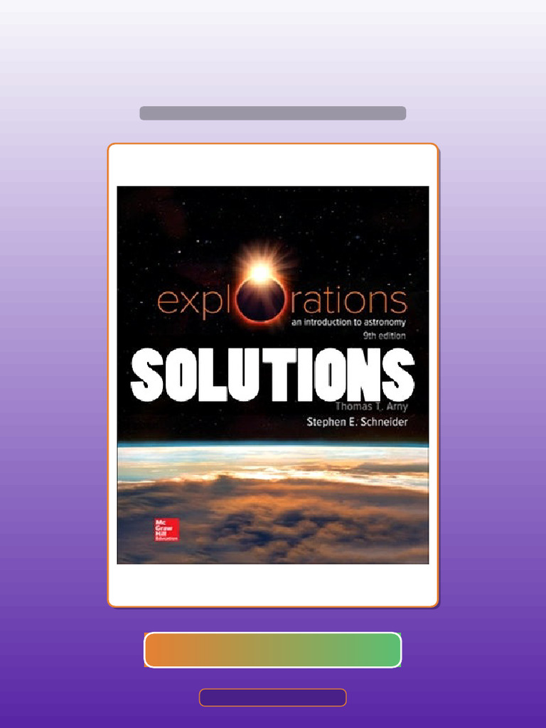 Explorations Introduction To Astronomy 9 Ed Arny Ebook and TestBank ...