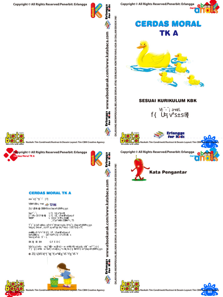 ERLANGGA Cerdas Moral TK A - Compressed | PDF