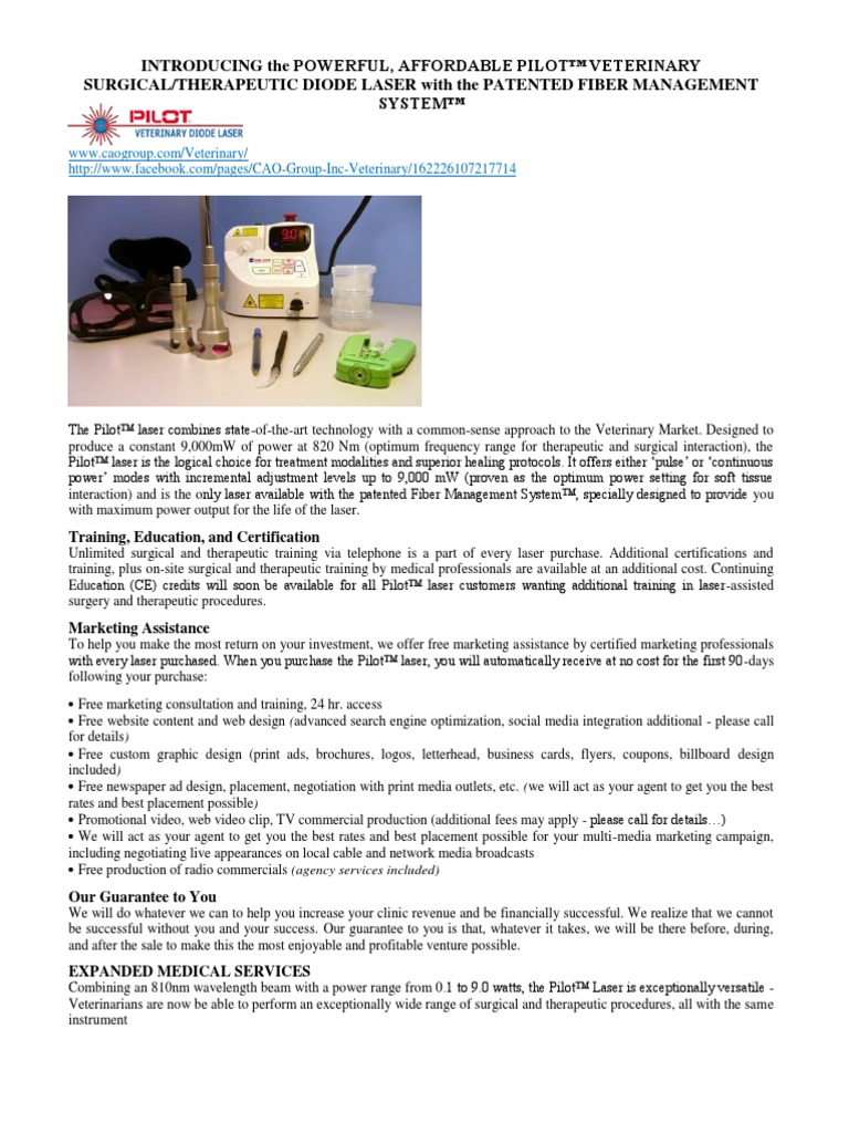 Pilot Laser Introduction | PDF