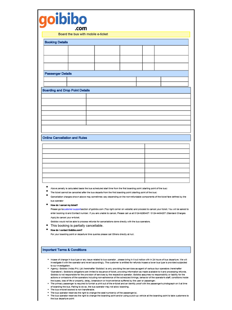 GOBUSANDCDA5285EB3 Eticket | PDF | Bus | Public Transport