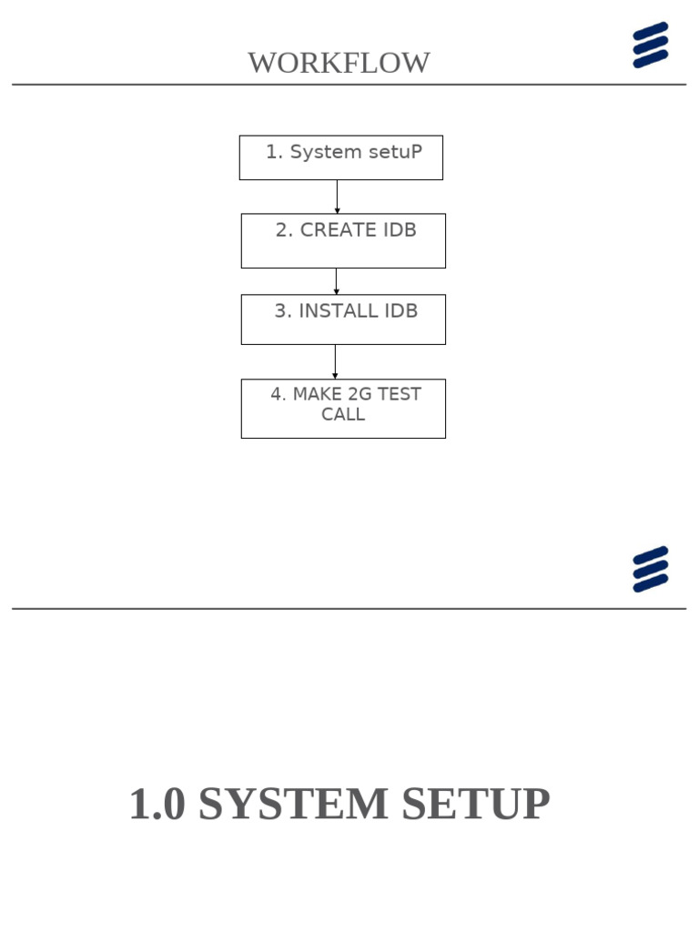 IDB Setup and Installation Workflow | PDF