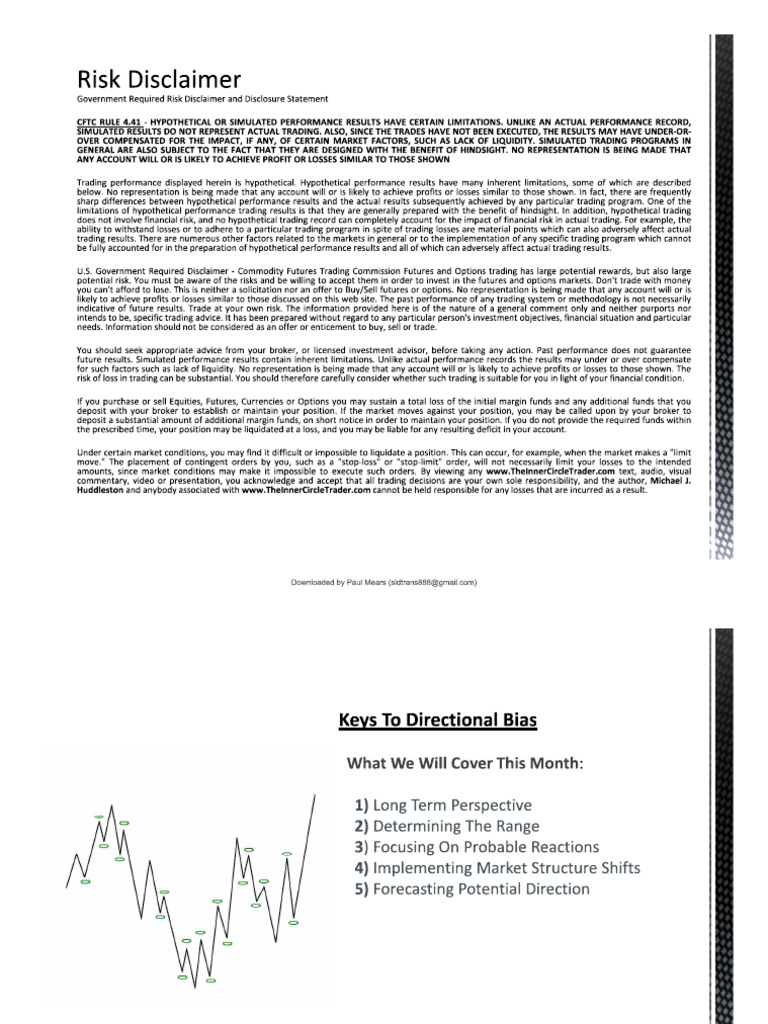 Ict Monthly Levels | PDF