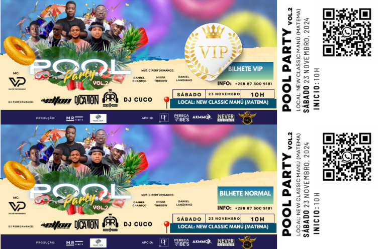 Pool Party Vol2 Ticket (1) | PDF