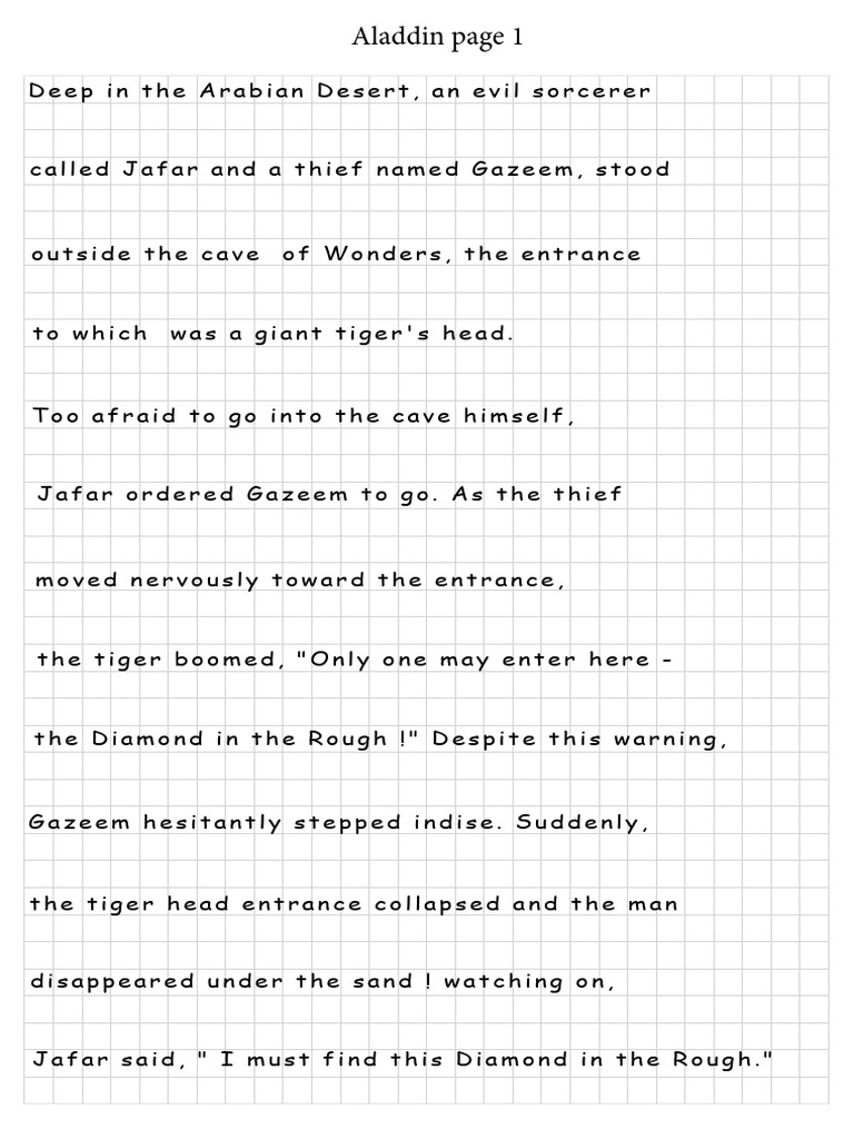 Aladdin p.1 | PDF