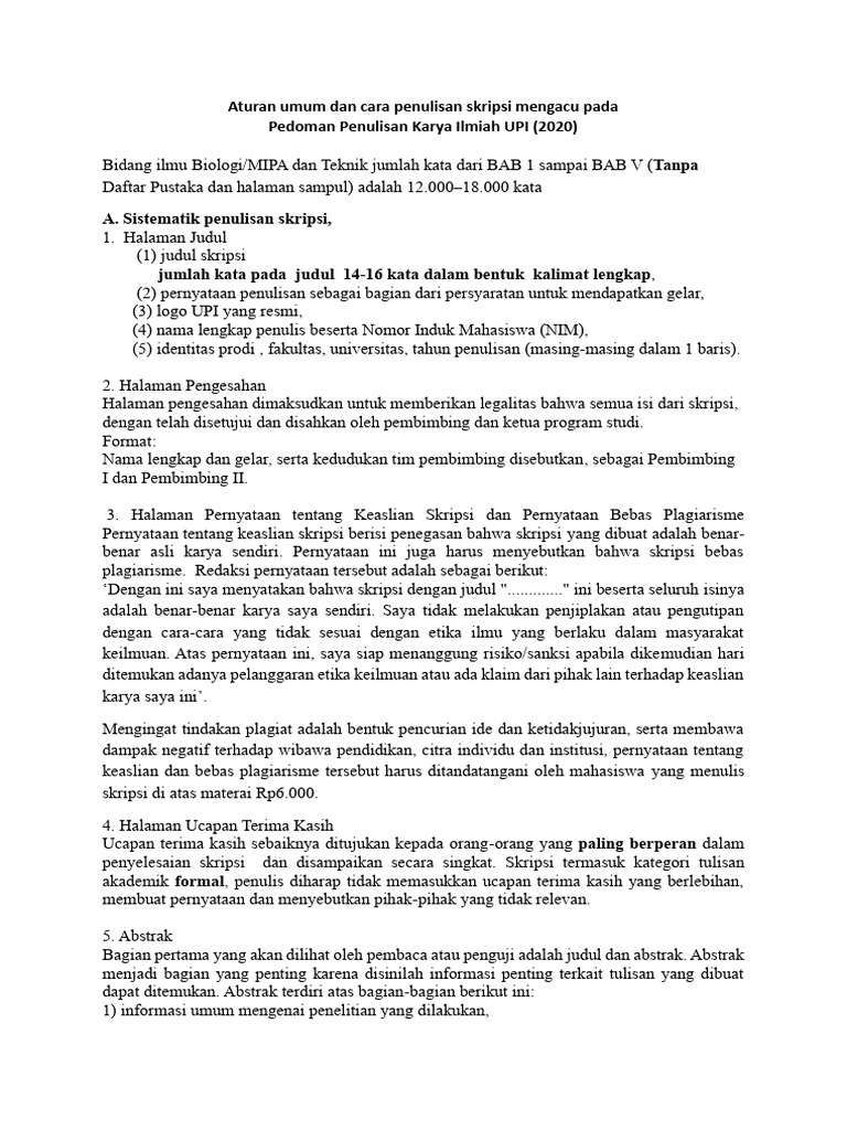 Aturan Penulisan-2025 | PDF