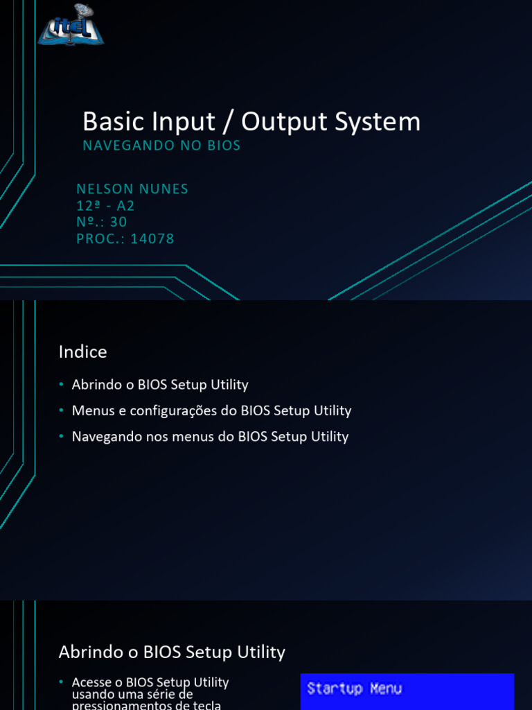 Navegando no BIOS: Guia Completo | PDF | BIOS | Inicialização (informática)