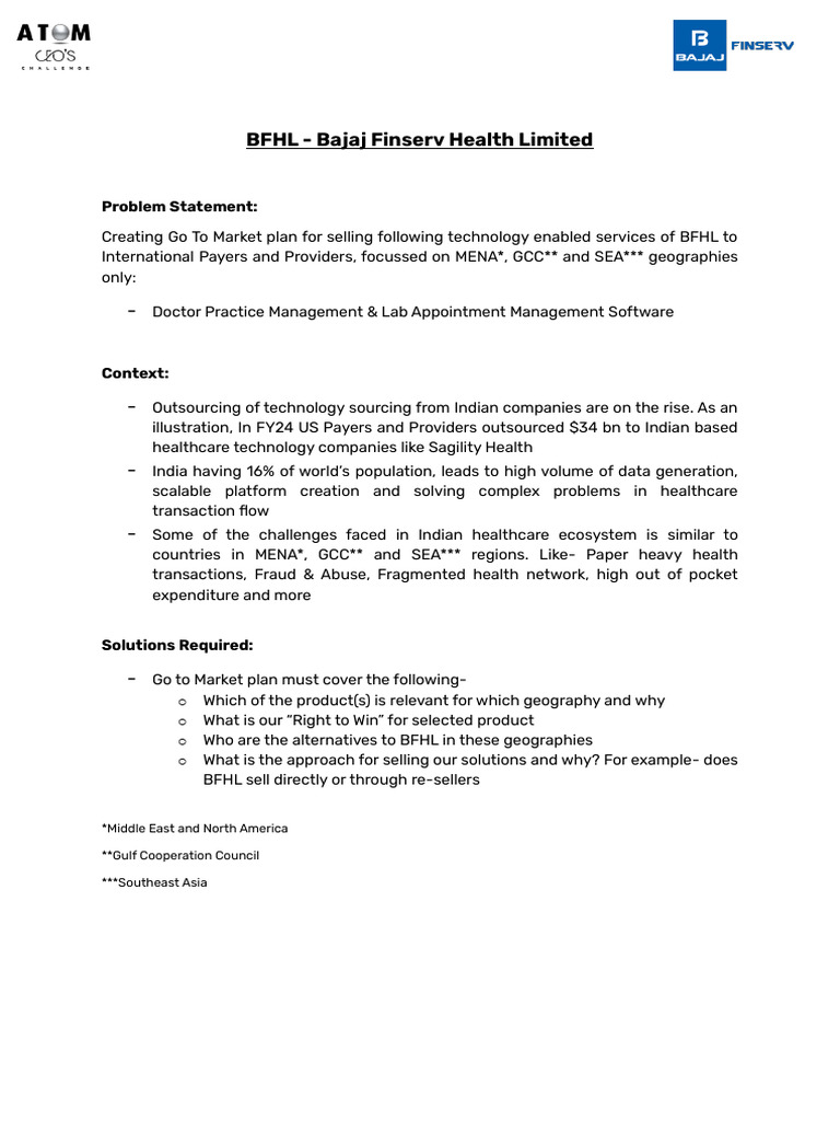 PS4 BFHL Atom Season 8 Problem Statement | PDF