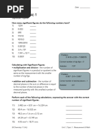 Practice Problems - Significant Figures | PDF