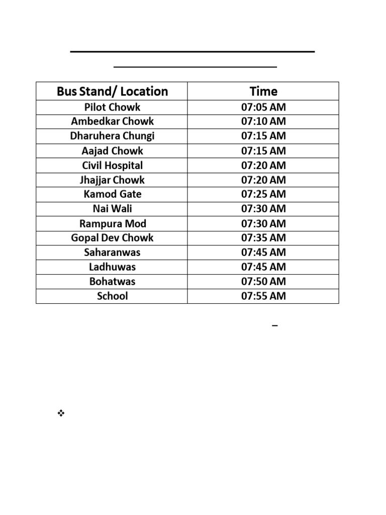 Staff Meeting Bus Schedule - July 12, 2025 | PDF | Bus Transport | Bus