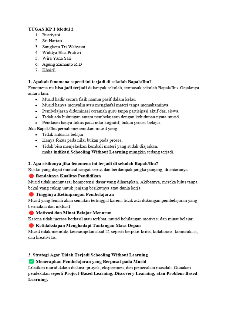 m2 Kp1 Widdya Elsa Pratiwi | PDF