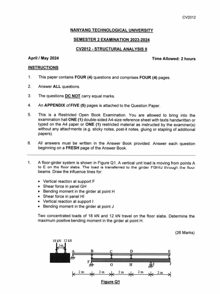 CV2012 2023-2024 Semester 2 | PDF
