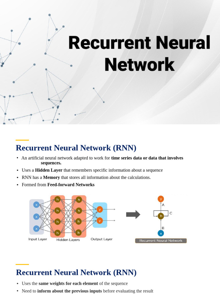 Recurrent Neural Network | PDF | Learning | Artificial Intelligence