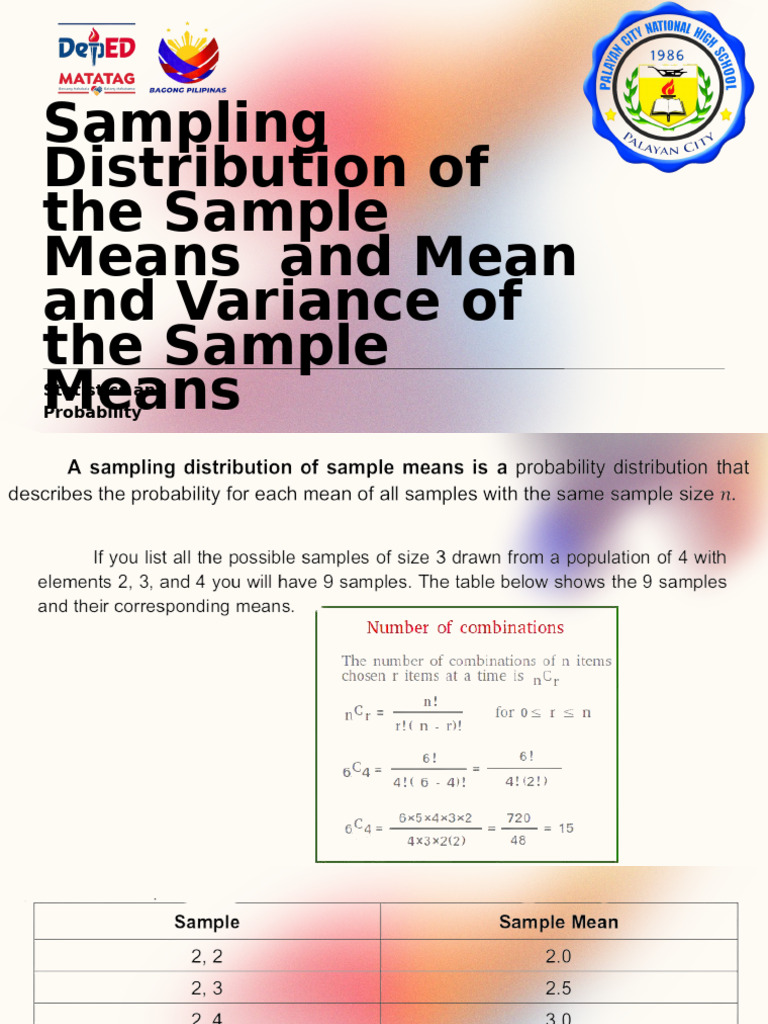 Sample Mean | PDF